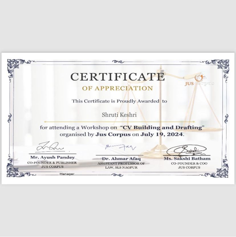 Shruti Keshri on LinkedIn: I am thrilled to announce that I have ... Shruti Keshri on LinkedIn: I am thrilled to announce that I have ...