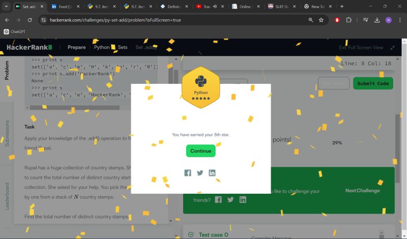 Niwanka Pathirathne on LinkedIn: #python #hackerrank #coding #goldbadge ... Niwanka Pathirathne on LinkedIn: #python #hackerrank #coding #goldbadge ...