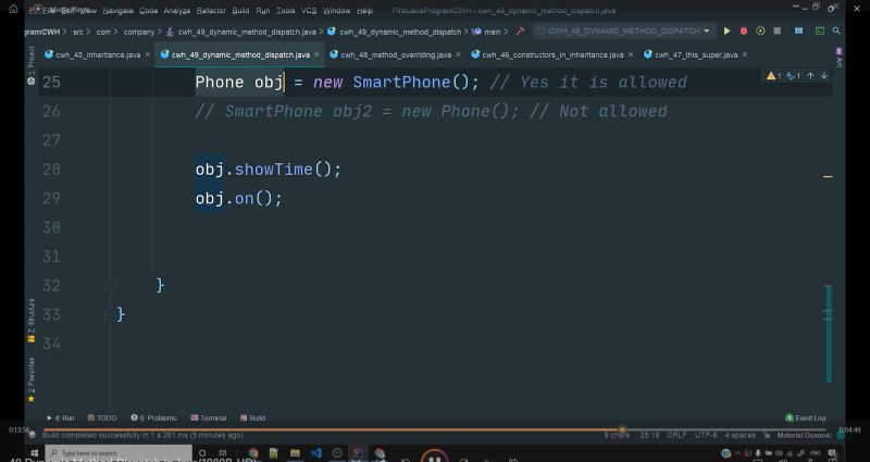 Shyam Jee on LinkedIn: #javaprogramming #oop #polymorphism #codewithharry Shyam Jee on LinkedIn: #javaprogramming #oop #polymorphism #codewithharry