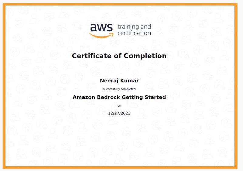 Neeraj Kumar on LinkedIn: First step with Generative AI Neeraj Kumar on LinkedIn: First step with Generative AI
