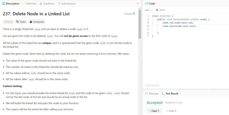 How to delete a Node in linked list | PAIDIMARRI NITHISH posted on the ... How to delete a Node in linked list | PAIDIMARRI NITHISH posted on the ...