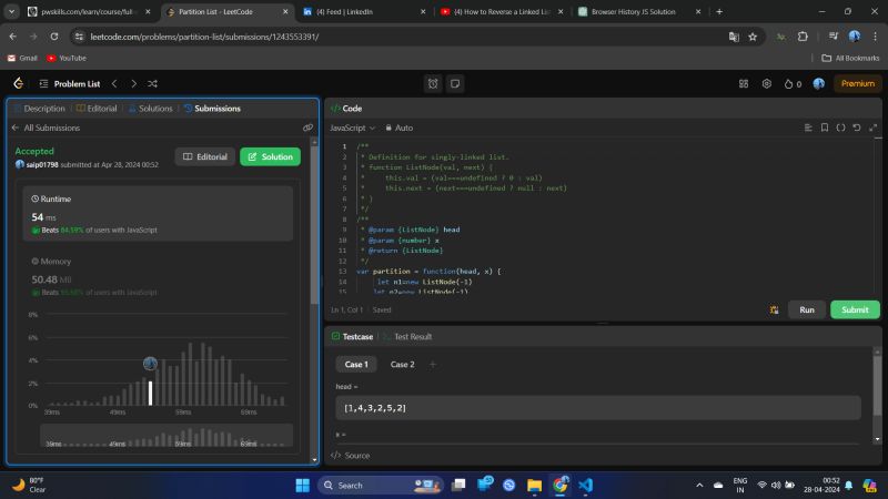 Sairam Patra on LinkedIn: #dsa #linkedlists #problemsolving #coding # ... Sairam Patra on LinkedIn: #dsa #linkedlists #problemsolving #coding # ...