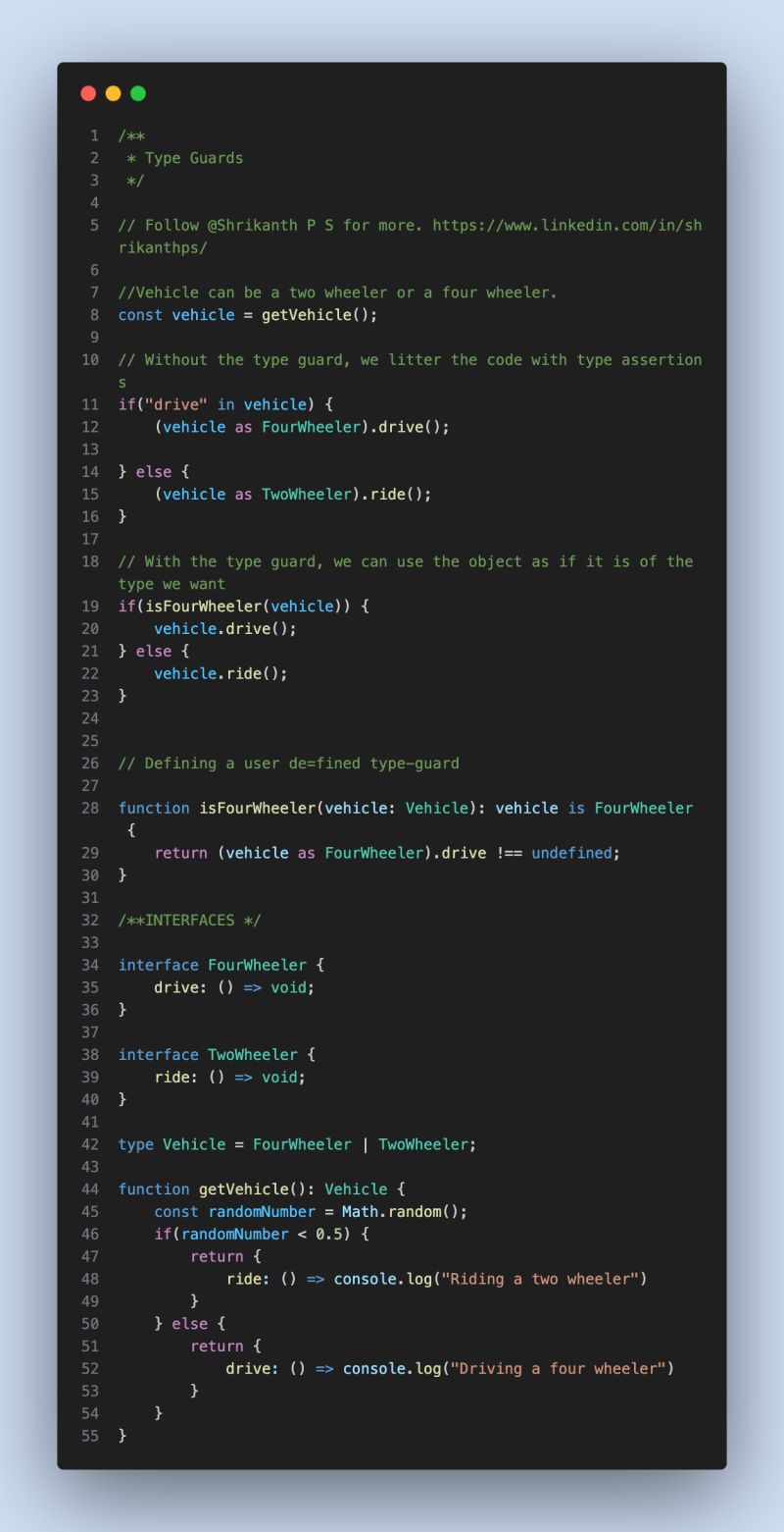 Shrikanth P S on LinkedIn: #code #typescript #javascript Shrikanth P S on LinkedIn: #code #typescript #javascript