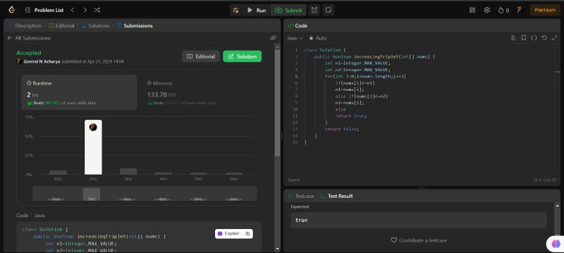 Govind N. Acharya on LinkedIn: Continuing my daily LeetCode journey🎉 ... Govind N. Acharya on LinkedIn: Continuing my daily LeetCode journey🎉 ...