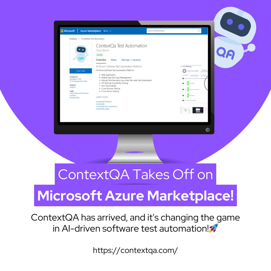 ContextQA: The AI test automation platform on Microsoft Azure ... ContextQA: The AI test automation platform on Microsoft Azure ...