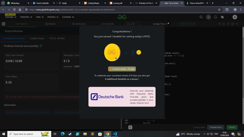 Aman Agrawal on LinkedIn: #gfg #geekstreak2024 #geekstreakchallenge # ... Aman Agrawal on LinkedIn: #gfg #geekstreak2024 #geekstreakchallenge # ...