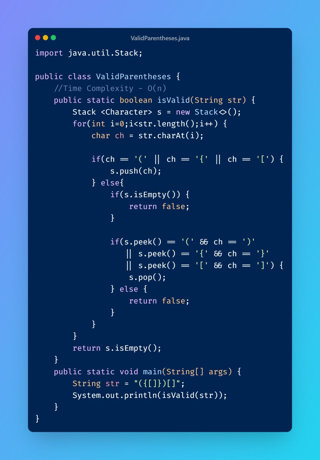 Shekhar Singh on LinkedIn: #dsa #validparentheses #stack Shekhar Singh on LinkedIn: #dsa #validparentheses #stack