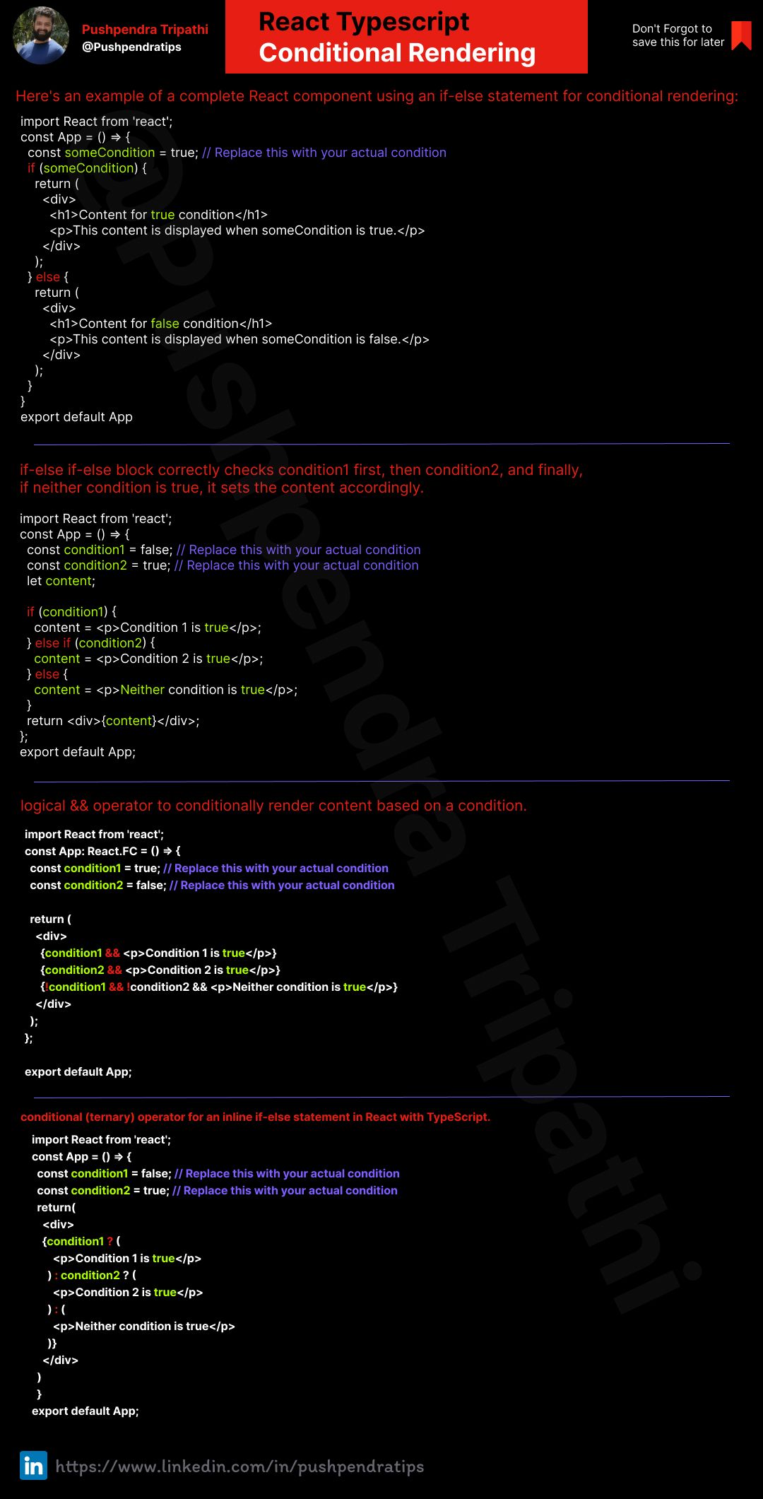 Pushpendra Tripathi on LinkedIn: #react #reactjs #typescript #operator ... Pushpendra Tripathi on LinkedIn: #react #reactjs #typescript #operator ...