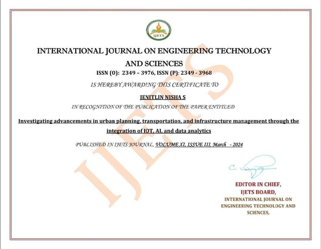 Jenitlin Nisha S on LinkedIn: 🥳Excited to share that have completed my ... Jenitlin Nisha S on LinkedIn: 🥳Excited to share that have completed my ...