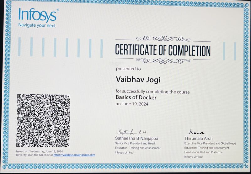 Vaibhav Jogi on LinkedIn: Hey folks, today I have successfully ... Vaibhav Jogi on LinkedIn: Hey folks, today I have successfully ...