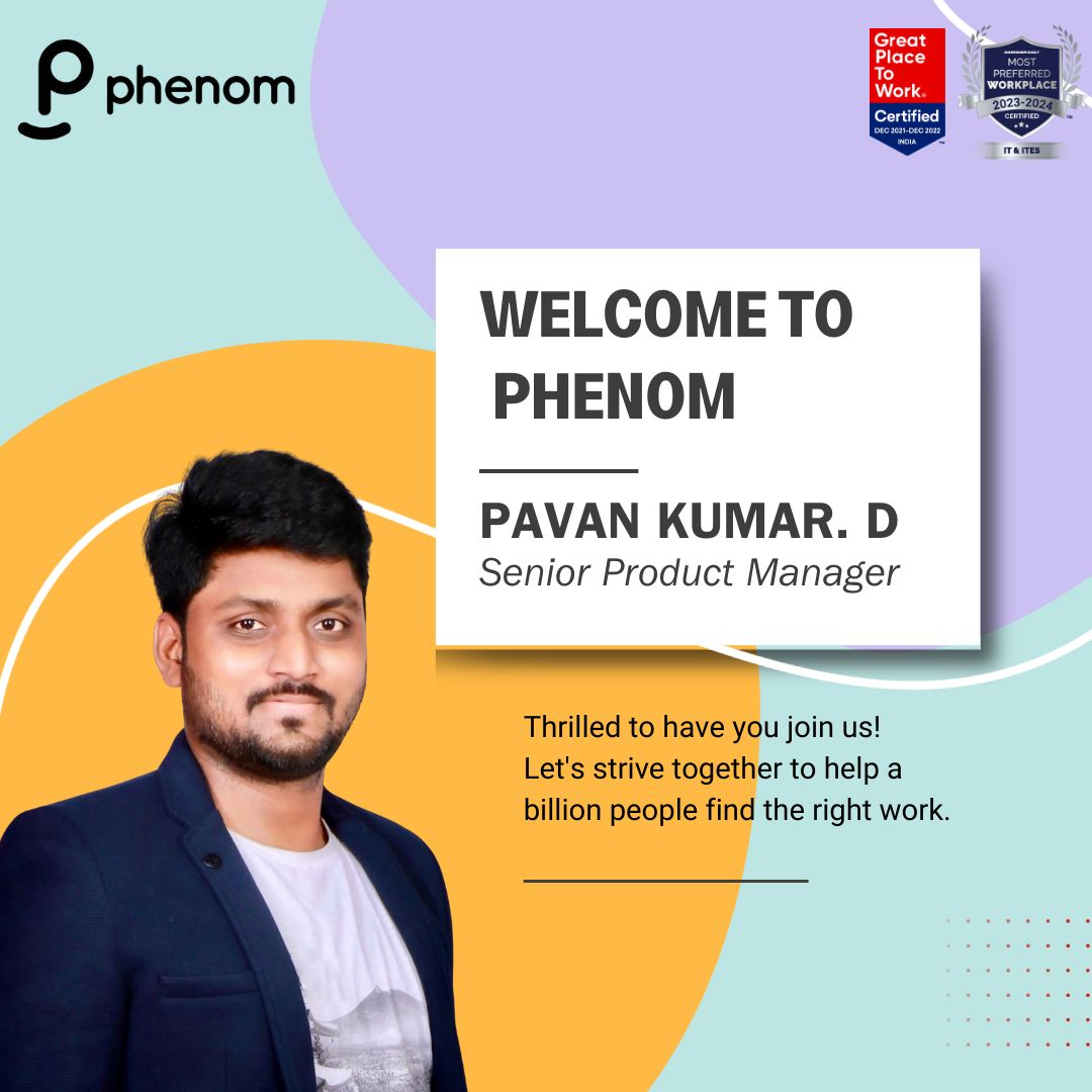Pavan Dasari on LinkedIn: #phenomhr #innovation #hrtech #newbeginnings ... Pavan Dasari on LinkedIn: #phenomhr #innovation #hrtech #newbeginnings ...