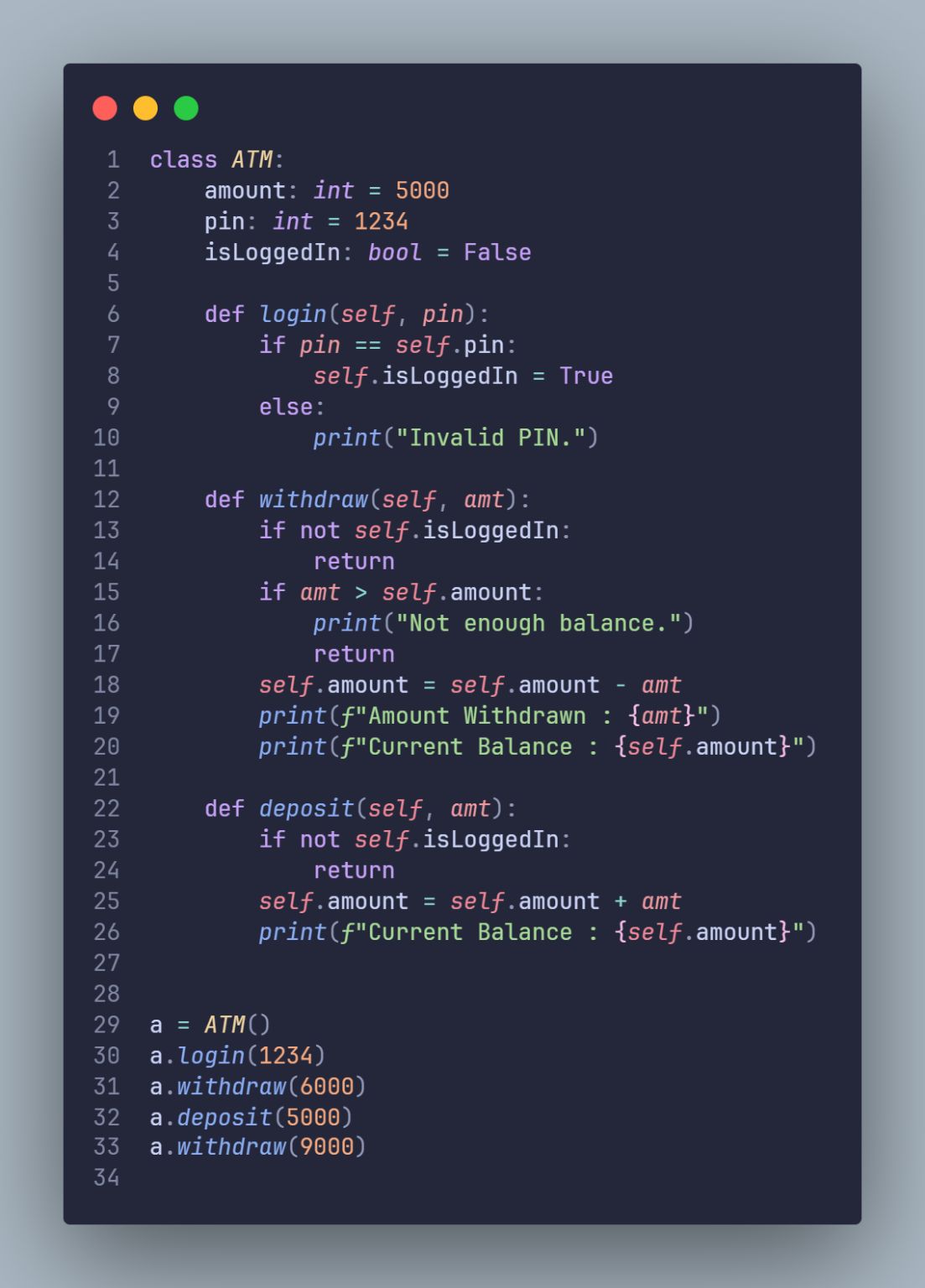 Unish Khadka on LinkedIn: #pythonprogramming #codingjourney #oop # ... Unish Khadka on LinkedIn: #pythonprogramming #codingjourney #oop # ...