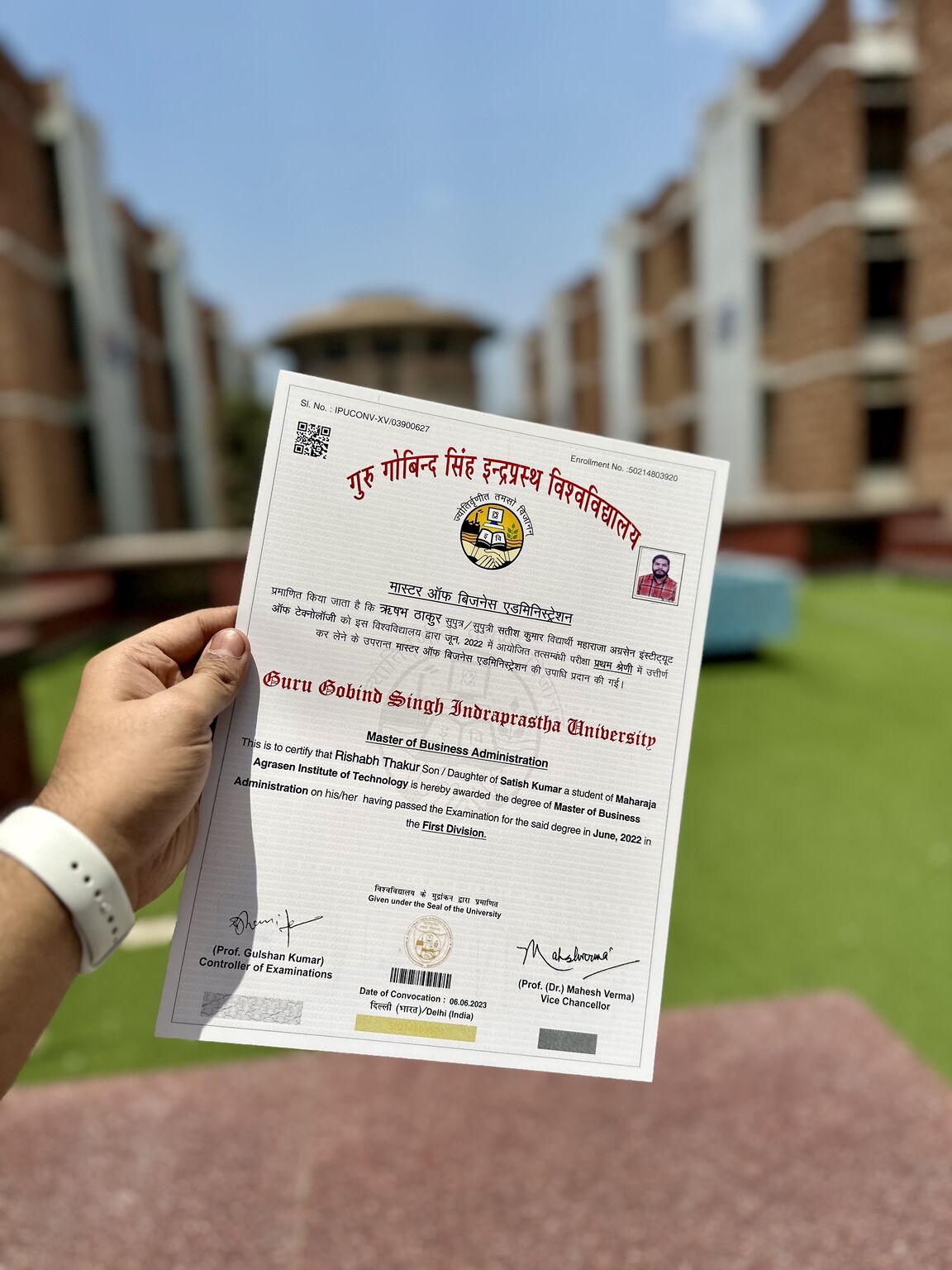 Rishabh Thakur on LinkedIn: #mba #graduation #firstdivision #achievement Rishabh Thakur on LinkedIn: #mba #graduation #firstdivision #achievement