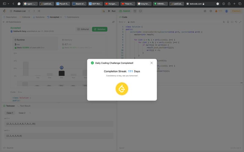 SIDDHARTH GARG on LinkedIn: #leetcode #100daysofcode #codingjourney # ... SIDDHARTH GARG on LinkedIn: #leetcode #100daysofcode #codingjourney # ...