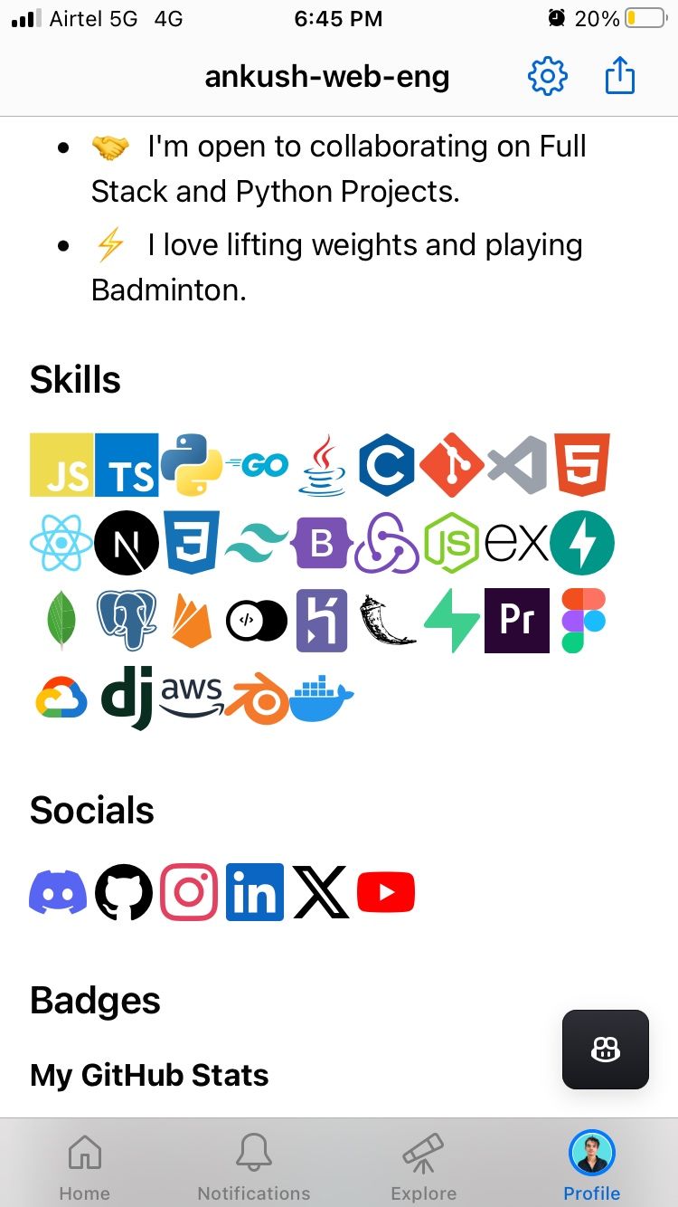 Ankush Singh on LinkedIn: #github Ankush Singh on LinkedIn: #github