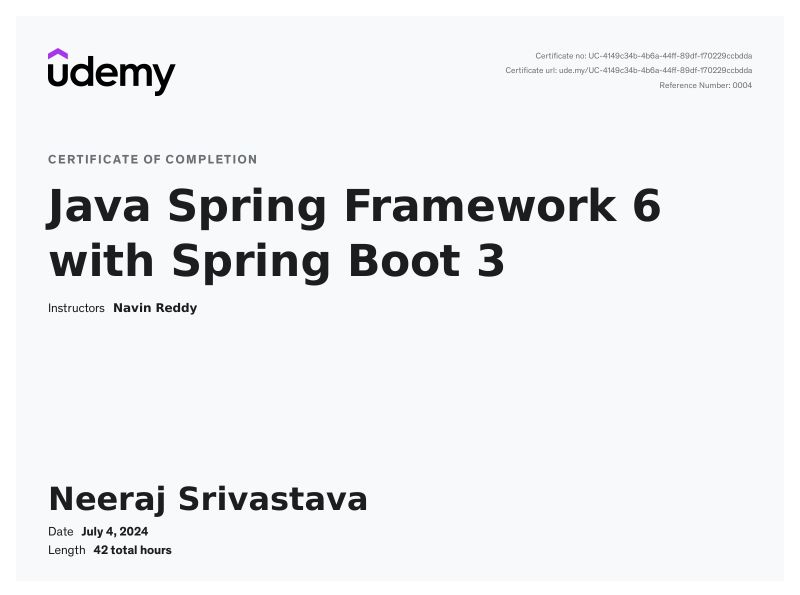 Neeraj Srivastava on LinkedIn: #microservices #java #springboot Neeraj Srivastava on LinkedIn: #microservices #java #springboot