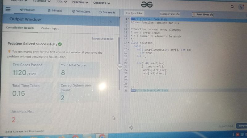 Abha Yadav on LinkedIn: Today I successfully solved Gfg potd of 4 march ... Abha Yadav on LinkedIn: Today I successfully solved Gfg potd of 4 march ...