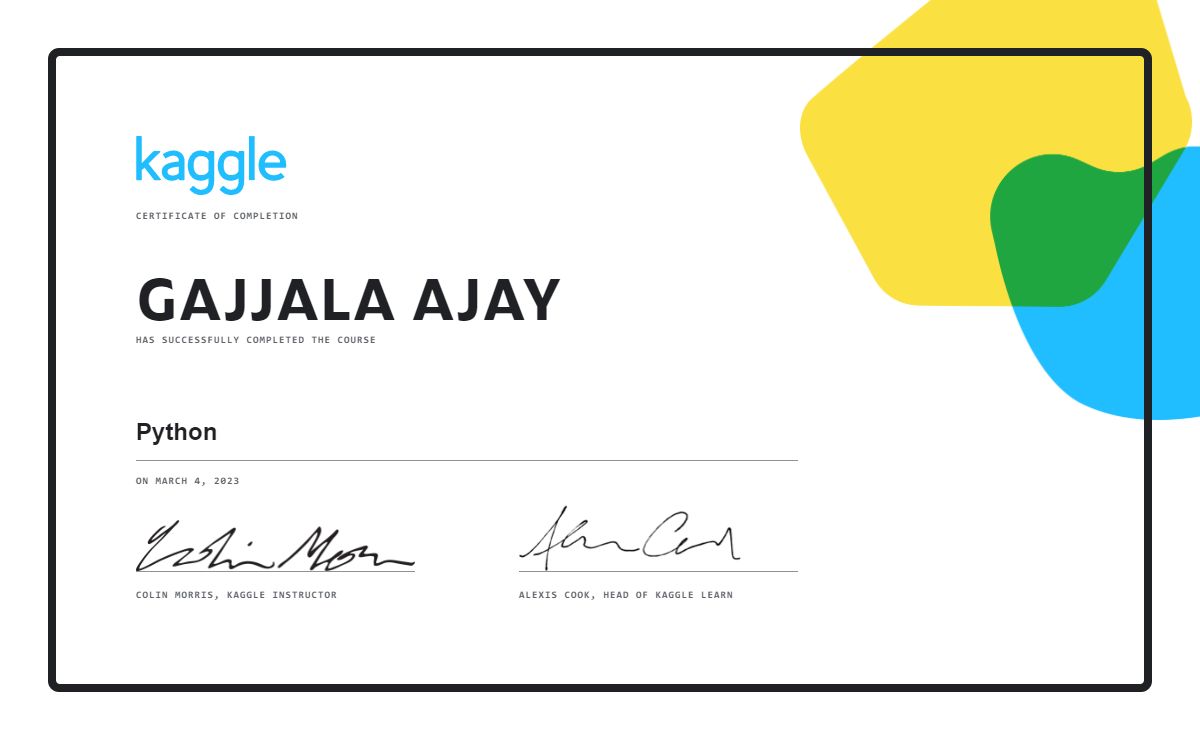 GAJJALA AJAY on LinkedIn: #python #datascience #kaggle #machinelearning ... GAJJALA AJAY on LinkedIn: #python #datascience #kaggle #machinelearning ...