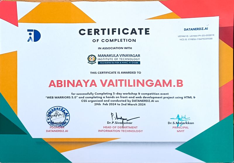 Abinaya Vaitilingam B on LinkedIn: #webdevelopment #workshop #html #css ... Abinaya Vaitilingam B on LinkedIn: #webdevelopment #workshop #html #css ...