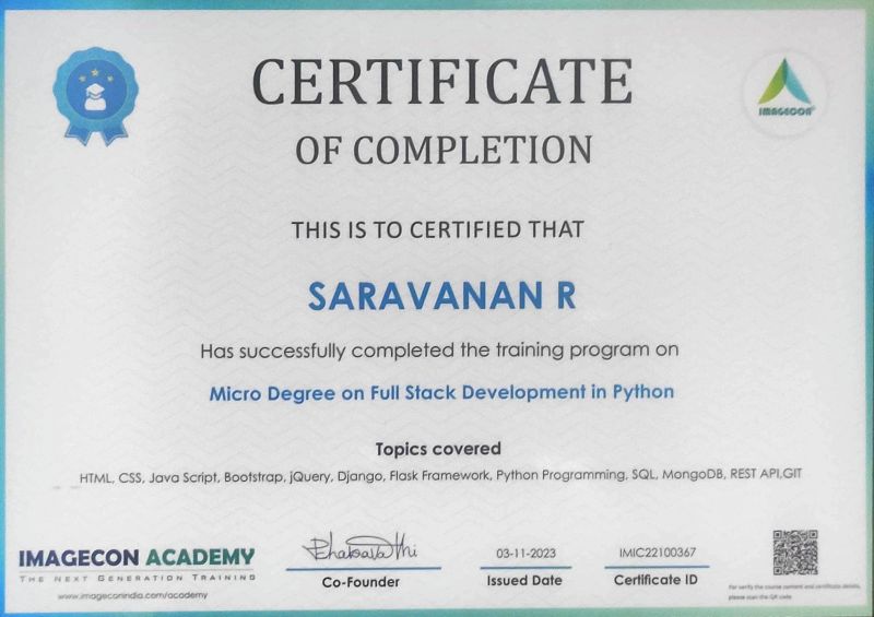 Saravanan Ravi on LinkedIn: #python #html #css #javascript #bootstrap # ... Saravanan Ravi on LinkedIn: #python #html #css #javascript #bootstrap # ...
