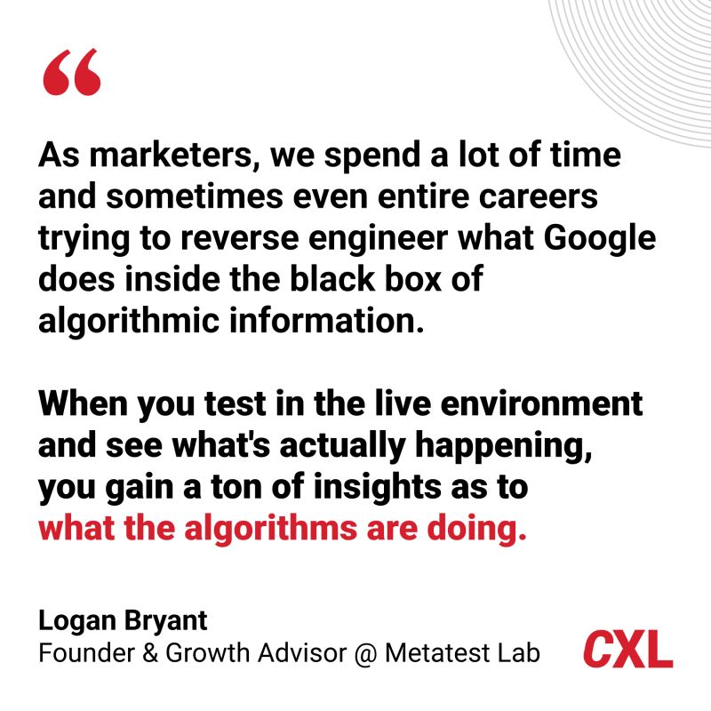 Logan Bryant on LinkedIn: Another tidbit here from the CXL Growth ... Logan Bryant on LinkedIn: Another tidbit here from the CXL Growth ...