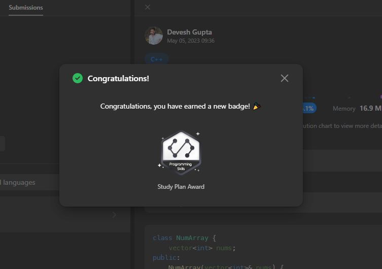 Devesh G. on LinkedIn: #leetcode #consistency #coding #algorithms # ... Devesh G. on LinkedIn: #leetcode #consistency #coding #algorithms # ...