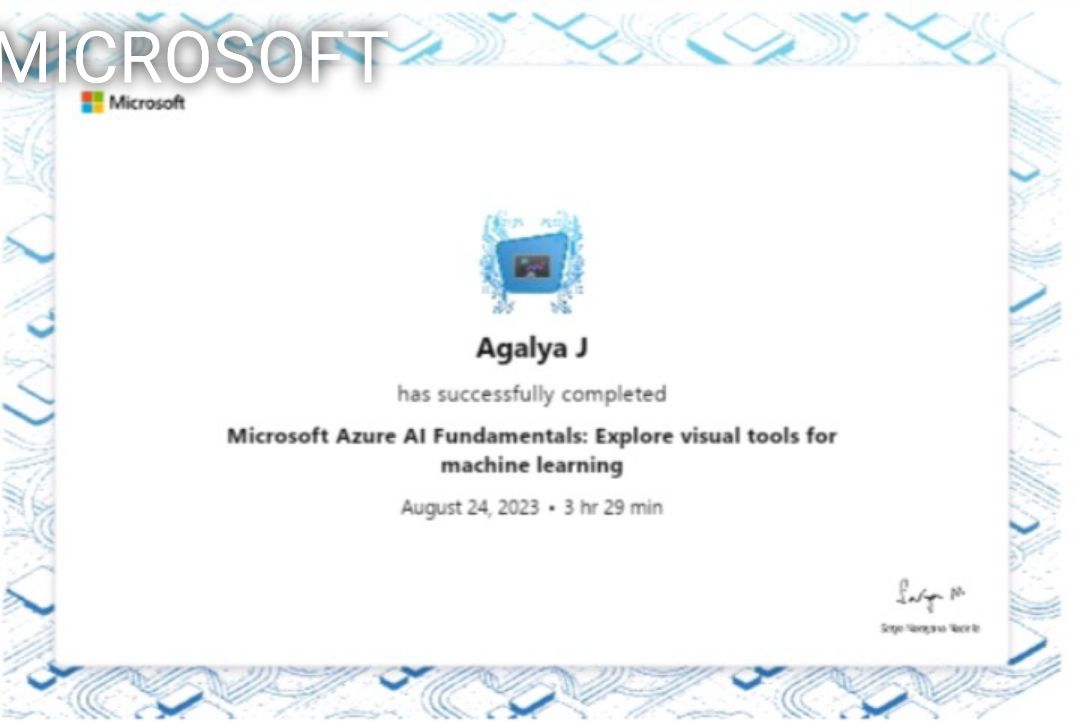 Agalya J on LinkedIn: #microsoft Agalya J on LinkedIn: #microsoft