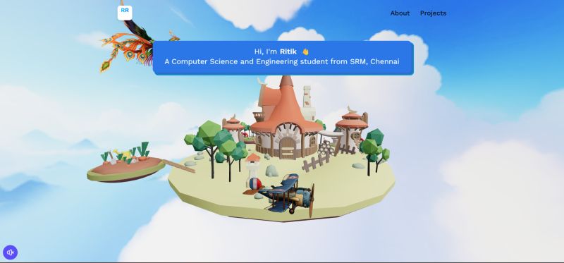 Ritik Raj on LinkedIn: #portfolio #threejs #creativetech Ritik Raj on LinkedIn: #portfolio #threejs #creativetech
