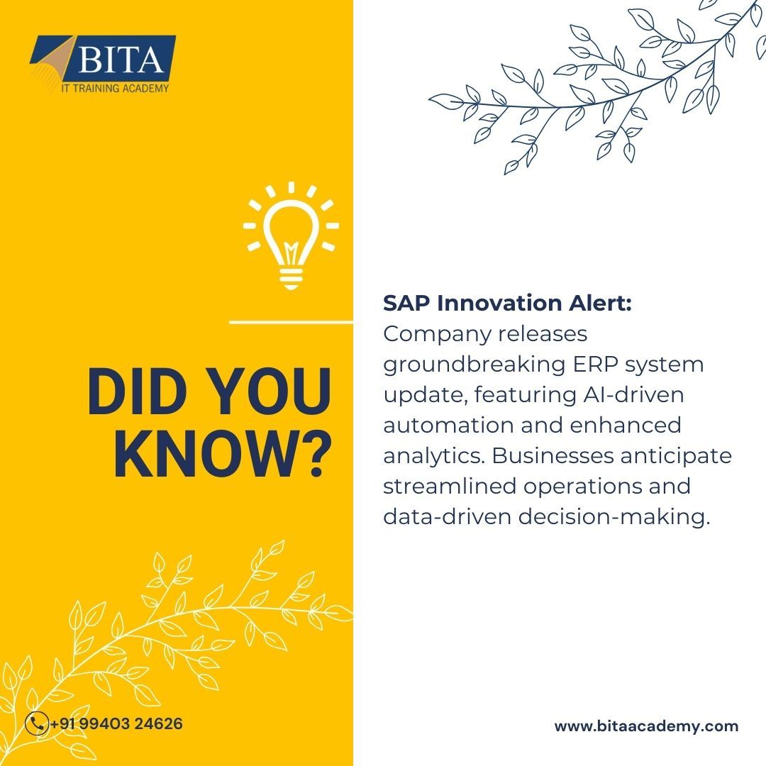 BITA IT Training Academy on LinkedIn: #bitaacademy #sap #saphana #hana ... BITA IT Training Academy on LinkedIn: #bitaacademy #sap #saphana #hana ...