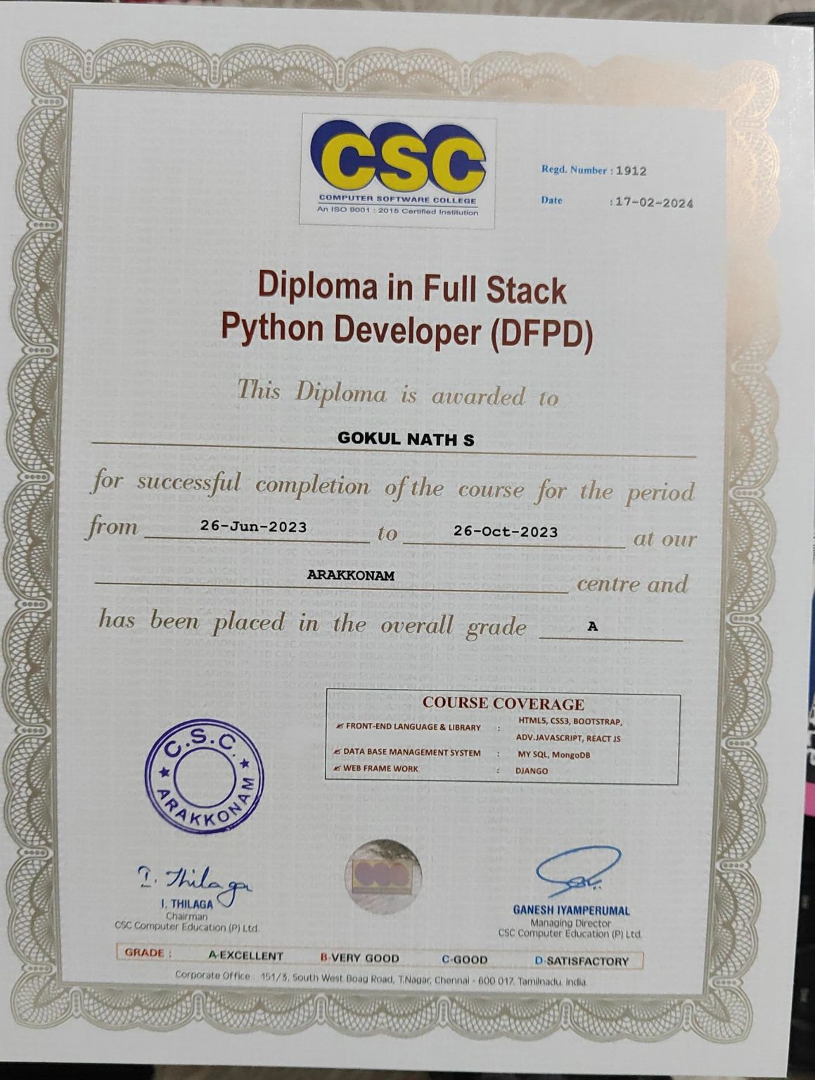 Gokul Nath s on LinkedIn: #pythonprogramming #fullstackdeveloper Gokul Nath s on LinkedIn: #pythonprogramming #fullstackdeveloper