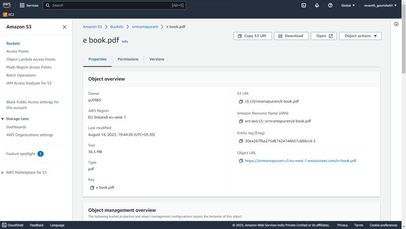Revanth Gourishetti on LinkedIn: I'm now using Amazon Simple Storage ... Revanth Gourishetti on LinkedIn: I'm now using Amazon Simple Storage ...