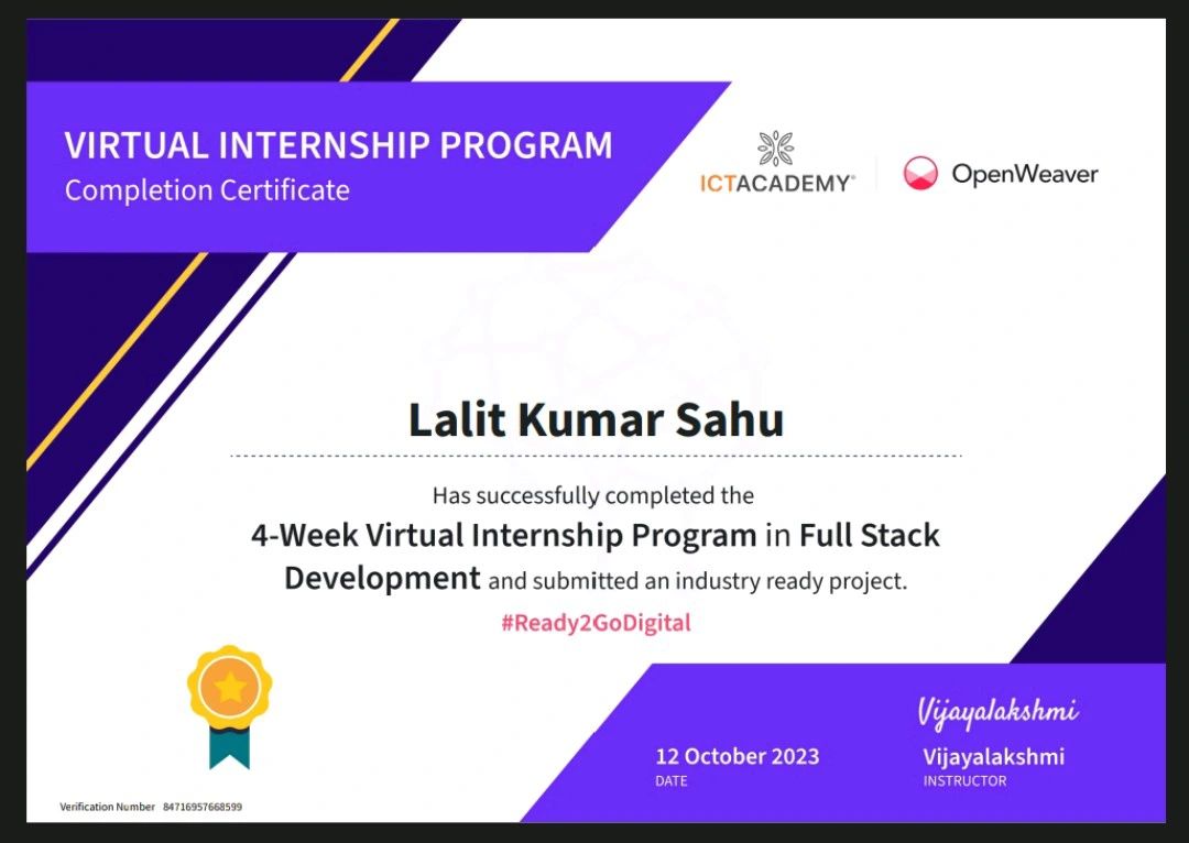 Lalit Kumar Sahu on LinkedIn: #fullstackdevelopment # ... Lalit Kumar Sahu on LinkedIn: #fullstackdevelopment # ...