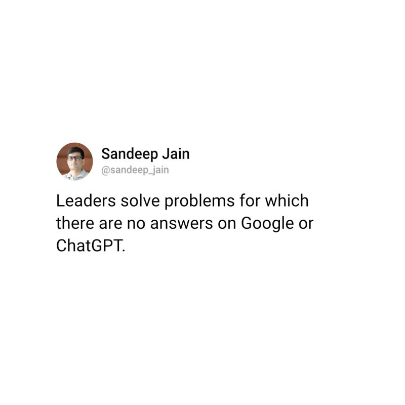Sandeep Jain posted on LinkedIn Sandeep Jain posted on LinkedIn