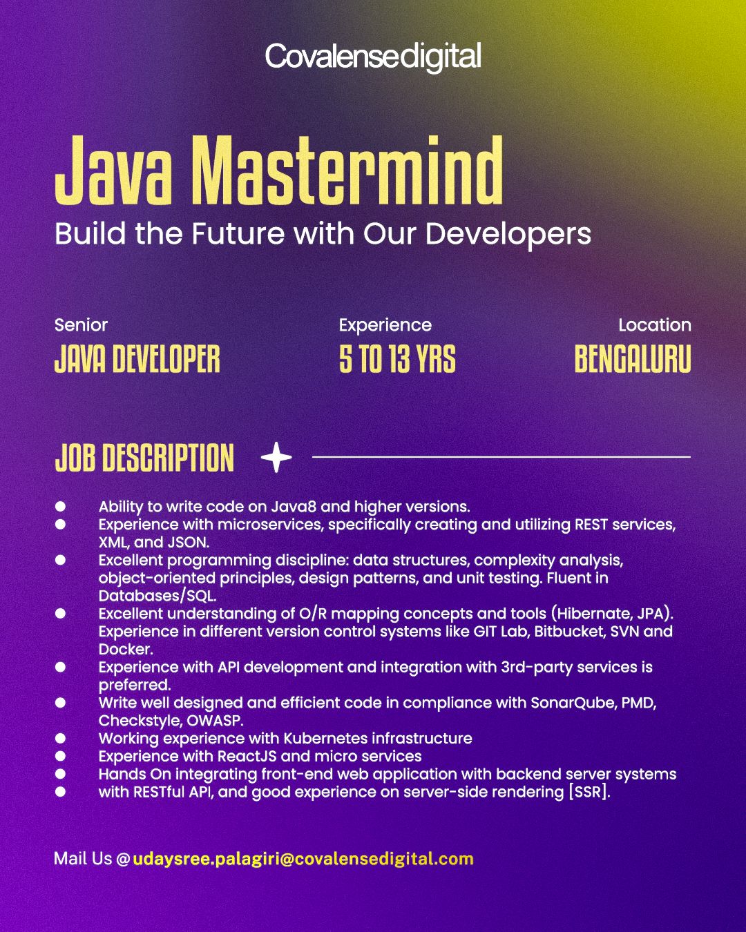 Udaysree Palagiri on LinkedIn: #java #javabackend #java8 Udaysree Palagiri on LinkedIn: #java #javabackend #java8