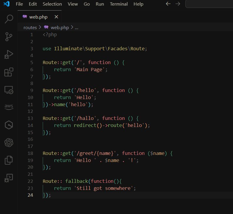Sumit Mane on LinkedIn: #laravel #webdevelopment #php #routing Sumit Mane on LinkedIn: #laravel #webdevelopment #php #routing