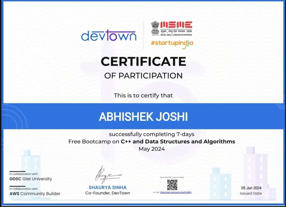 Abhishek Joshi on LinkedIn: #cplusplus #datastructures #algorithms # ... Abhishek Joshi on LinkedIn: #cplusplus #datastructures #algorithms # ...