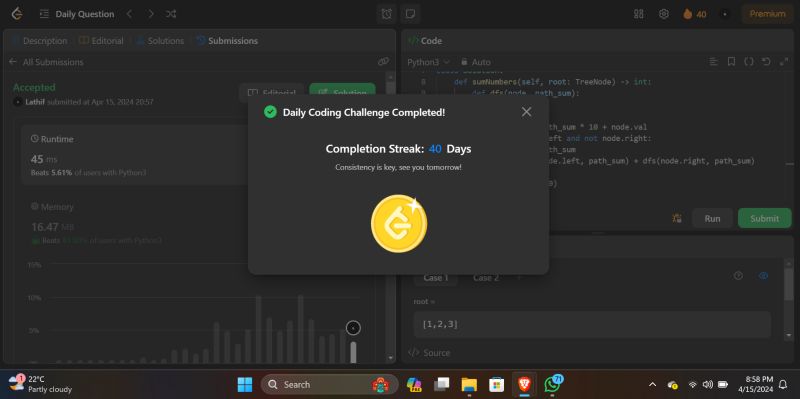 Abdul Lathif shaik on LinkedIn: #leetcode #100daysofcode # ... Abdul Lathif shaik on LinkedIn: #leetcode #100daysofcode # ...