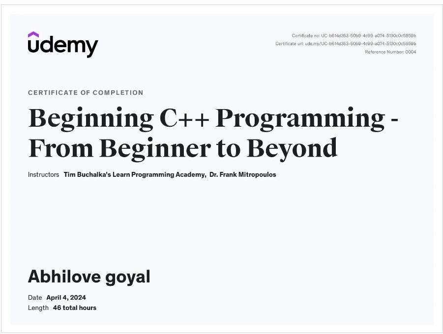 Abhilove Goyal on LinkedIn: #cplusplus #oop #udemy Abhilove Goyal on LinkedIn: #cplusplus #oop #udemy
