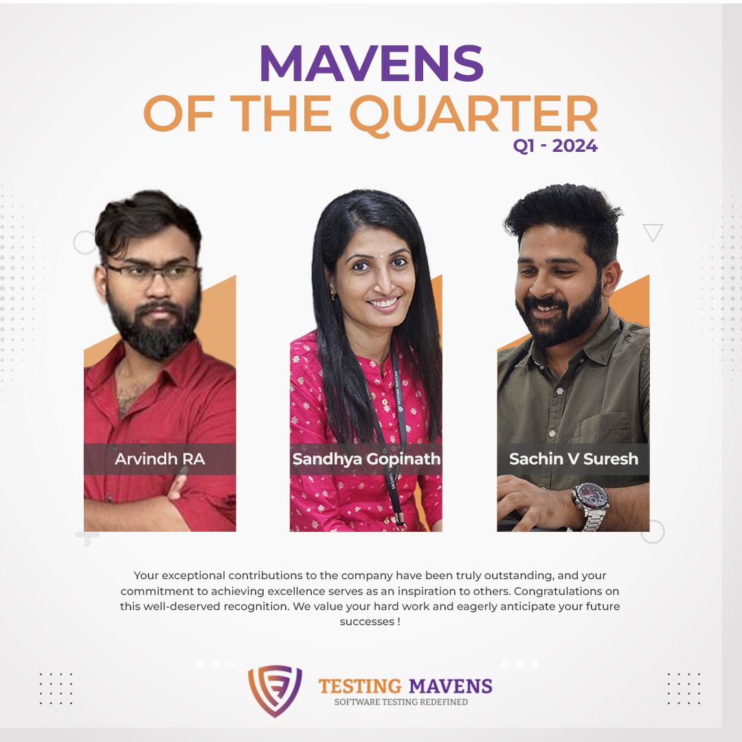 Sandhya Gopinath M on LinkedIn: Thank you Testing Mavens for this ... Sandhya Gopinath M on LinkedIn: Thank you Testing Mavens for this ...