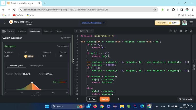 Onkar Galande on LinkedIn: #dynamicprogramming #codingninja # ... Onkar Galande on LinkedIn: #dynamicprogramming #codingninja # ...