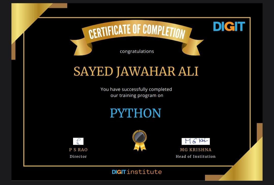 jawahar ali sayed on LinkedIn: #pythonprogramming #pythonlearning #python jawahar ali sayed on LinkedIn: #pythonprogramming #pythonlearning #python