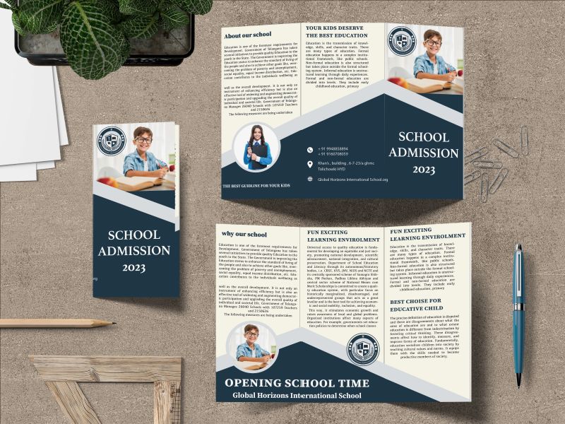 Mohd Mudassir on LinkedIn: Trifold brochure for school Mohd Mudassir on LinkedIn: Trifold brochure for school