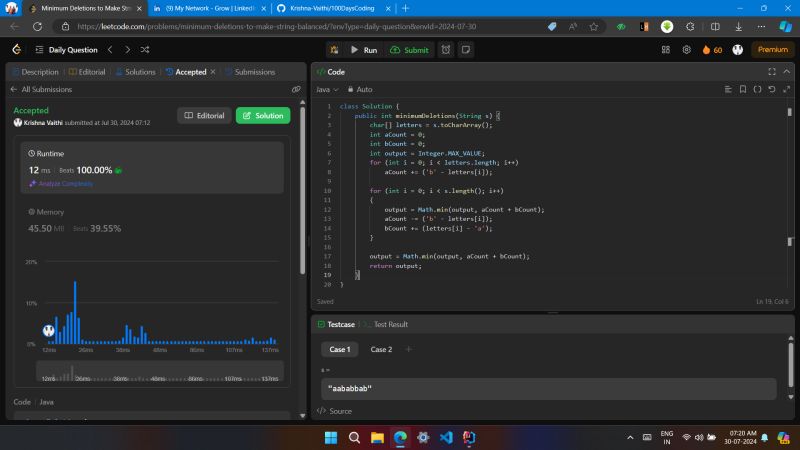 Krishna Vaithi on LinkedIn: #100daysofcode #coding #leetcode # ... Krishna Vaithi on LinkedIn: #100daysofcode #coding #leetcode # ...