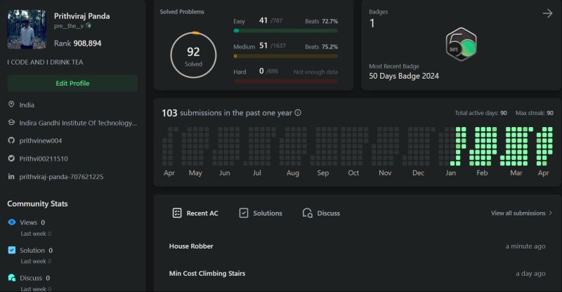 Prithviraj Panda on LinkedIn: #leetcode75 #leetcode75 #codenewbie #dsa ... Prithviraj Panda on LinkedIn: #leetcode75 #leetcode75 #codenewbie #dsa ...