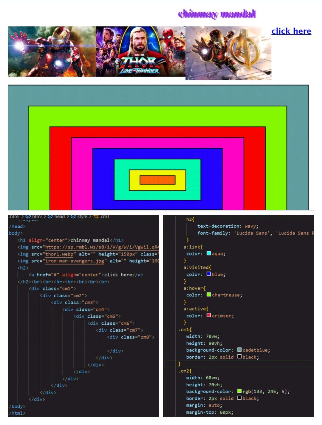 Chinmay Mandal on LinkedIn: Today I have created a container using HTML ... Chinmay Mandal on LinkedIn: Today I have created a container using HTML ...