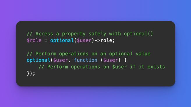 Amit Gupta on LinkedIn: #laravel #laraveltips #optionalhelper #php # ... Amit Gupta on LinkedIn: #laravel #laraveltips #optionalhelper #php # ...
