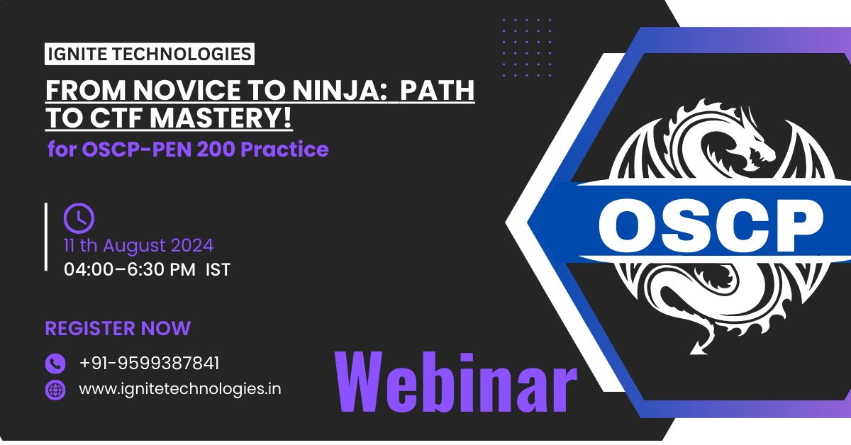 Shubham Sharma on LinkedIn: CTF Webinar for OSCP preps ☢Register Now ... Shubham Sharma on LinkedIn: CTF Webinar for OSCP preps ☢Register Now ...