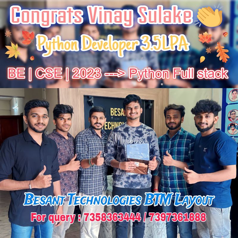 Besant Technologies on LinkedIn: #fullstack #java #python # ... Besant Technologies on LinkedIn: #fullstack #java #python # ...