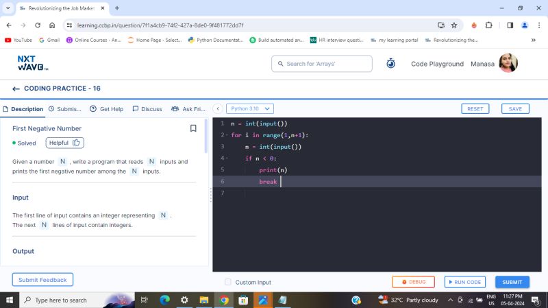 Manasa Thangella on LinkedIn: #100daysofcodingchallenge #nxtwave #ccbp ... Manasa Thangella on LinkedIn: #100daysofcodingchallenge #nxtwave #ccbp ...