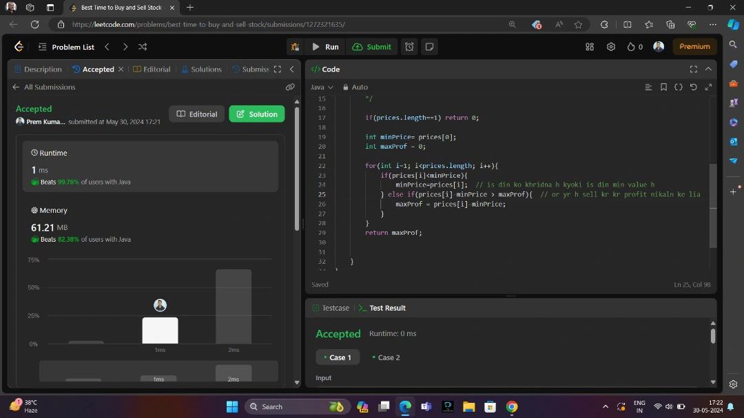 Day 14 of DSA in Java | Prem Kumar Verma posted on the topic | LinkedIn Day 14 of DSA in Java | Prem Kumar Verma posted on the topic | LinkedIn
